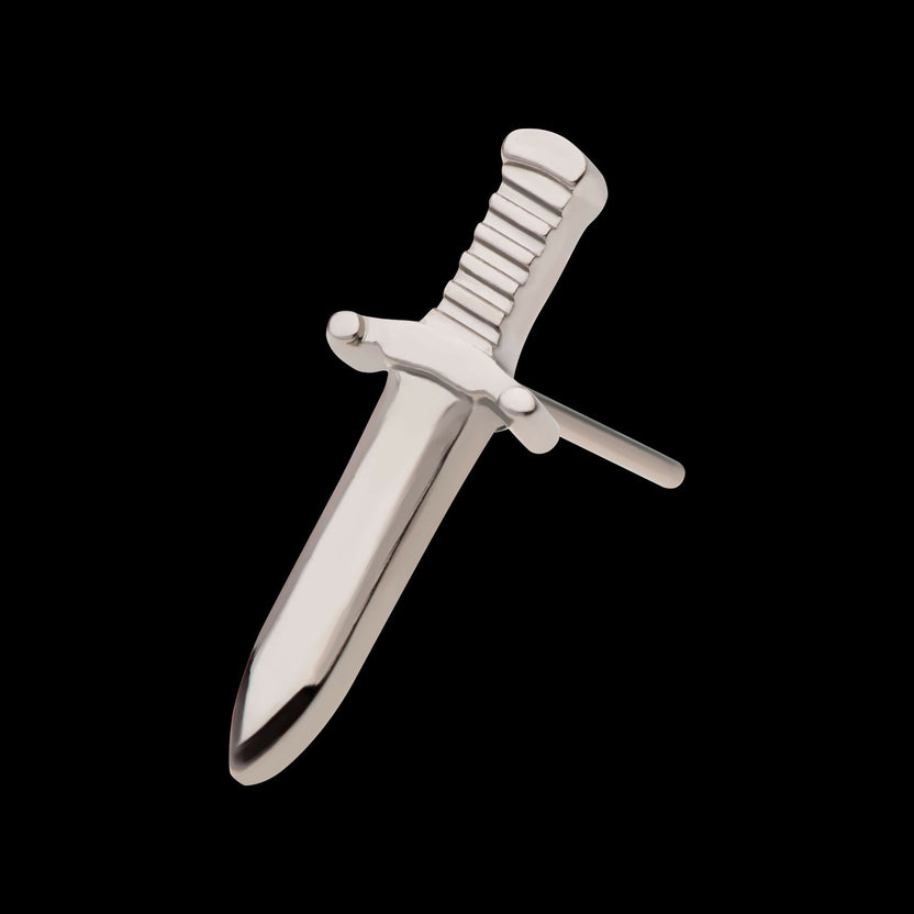 Premium Titanium Threadless Dagger Top for Body Jewelry | Live By The ...