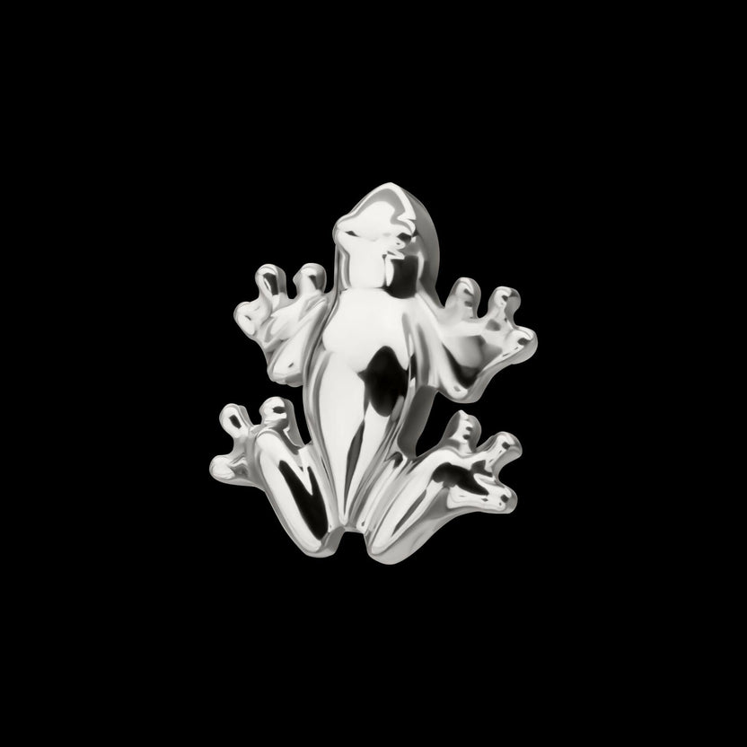 Nature-Inspired Titanium Threadless Frog Top for Body Piercing | Live ...