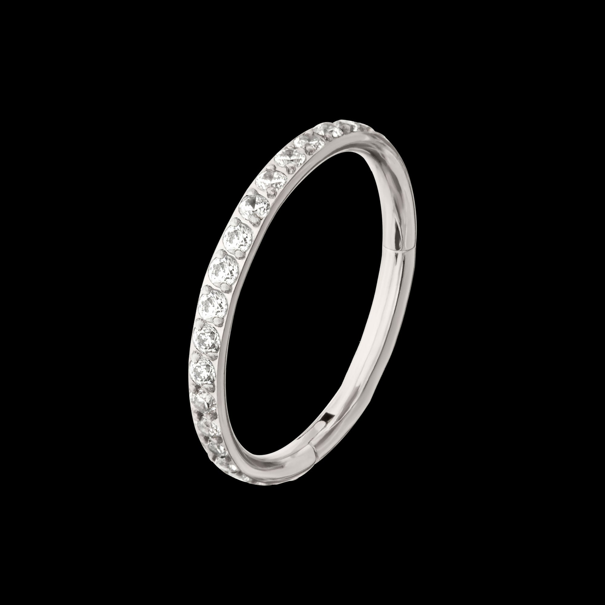 Platinum PVD Titanium Clicker: Luxurious Body Jewelry Upgrade – Live By ...